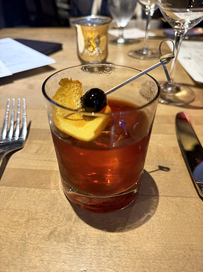 An Old Fashioned that Don Draper would approve of&mdash;perfectly balanced, elegantly garnished, and guaranteed to make dinner conversation more interesting.
