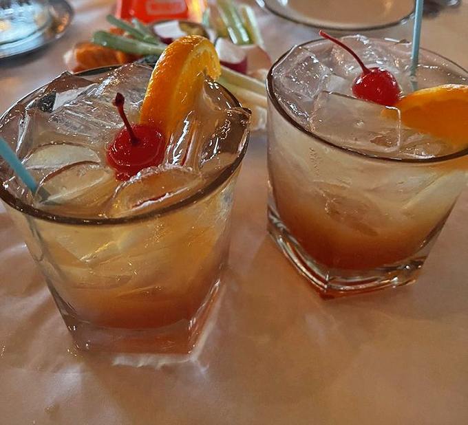 Wisconsin's unofficial state cocktail—the Brandy Old Fashioned—served with proper garnishes and enough spirit to warm you through the longest winter night.