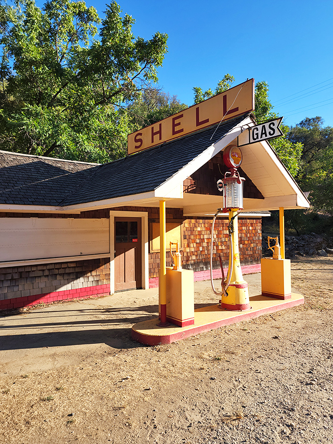 Remember when gas stations had character? This restored Shell station takes you back to road trips before GPS and smartphone distractions.