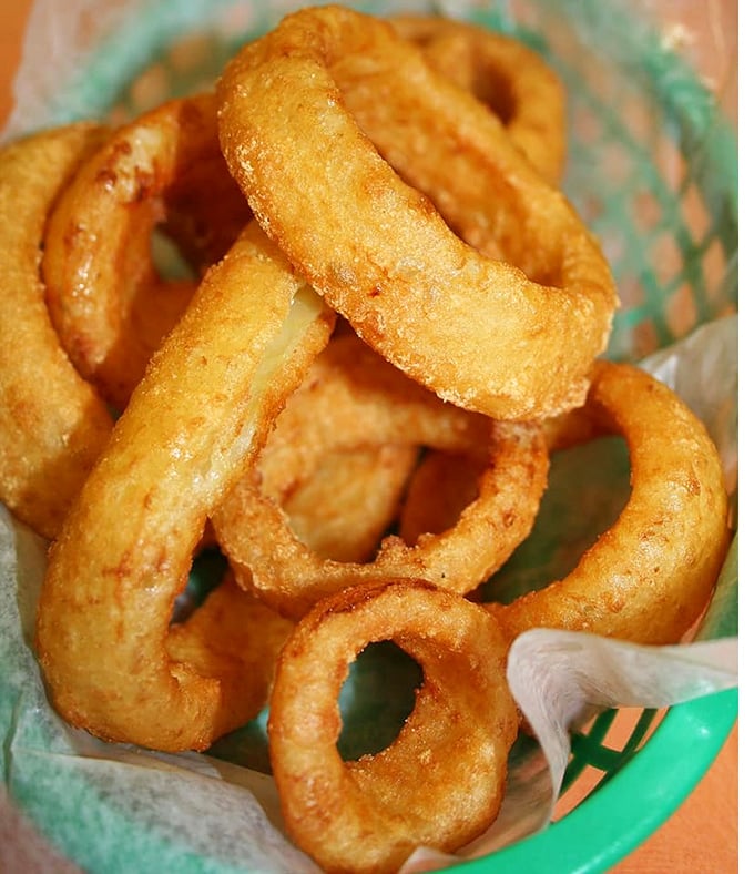 Onion rings with the perfect crunch-to-tenderness ratio&mdash;the kind that make you wonder why anyone bothers with fancy appetizers.