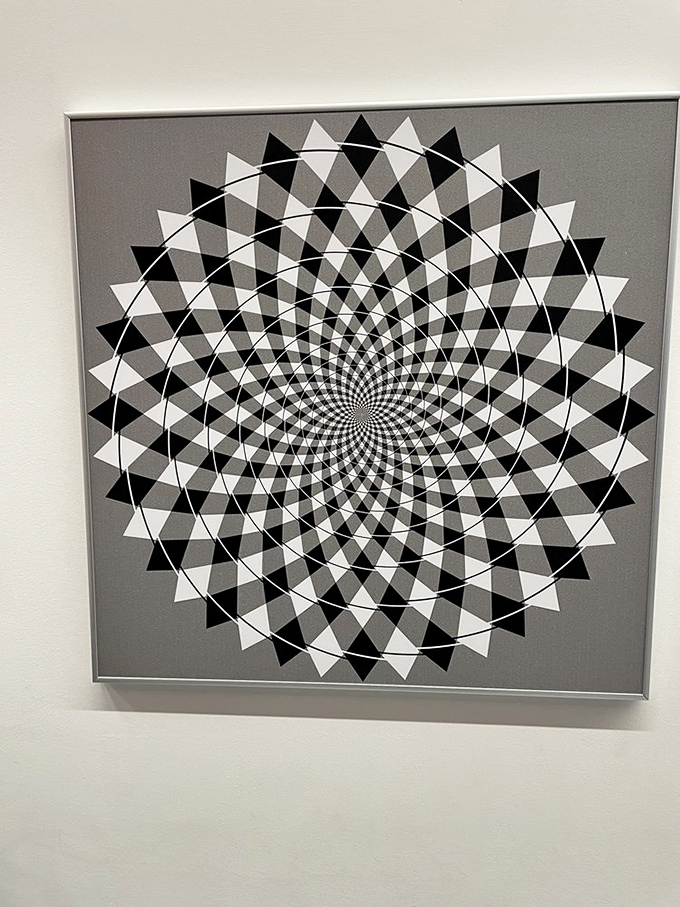 Stare too long at this mesmerizing pattern and your brain might file a formal complaint.
