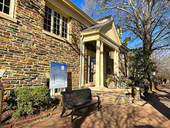 Orange County's stone museum building stands proud, holding centuries of stories within its walls.
