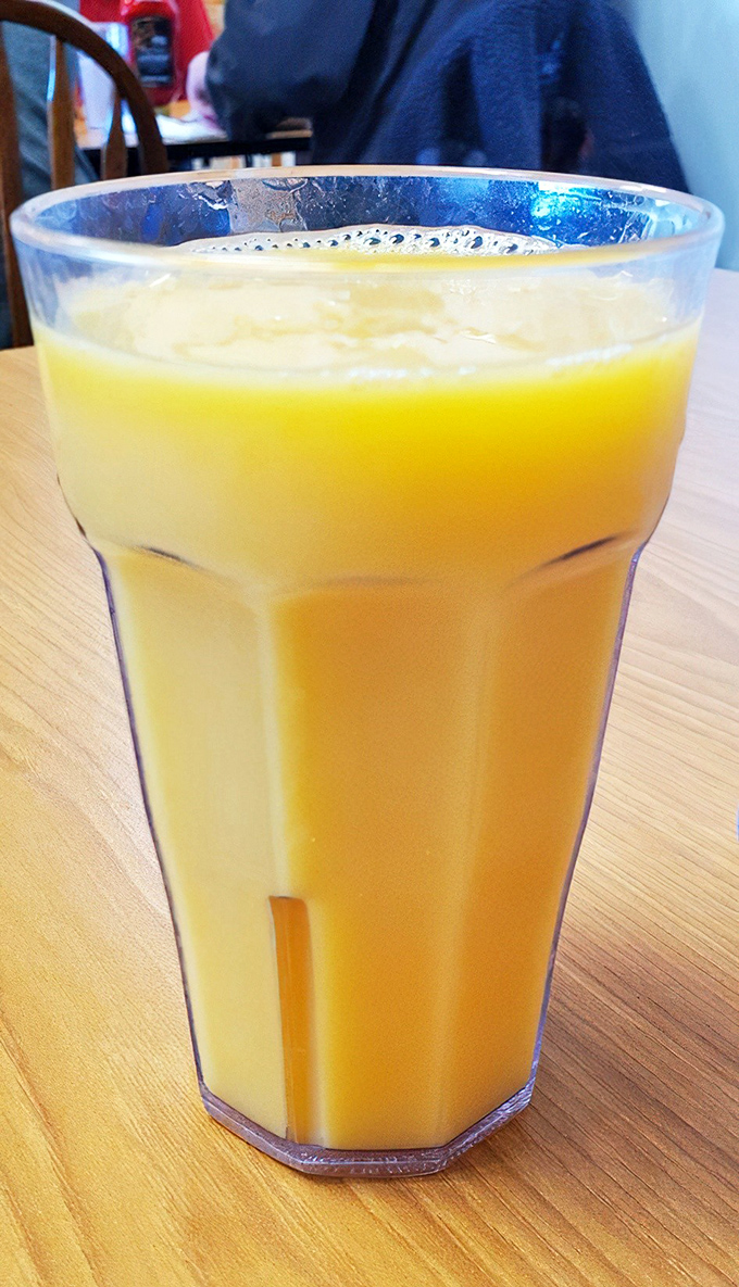 That glass of orange juice isn't just a beverage &ndash; it's liquid sunshine that makes you forget about your morning coffee dependency, if only temporarily.