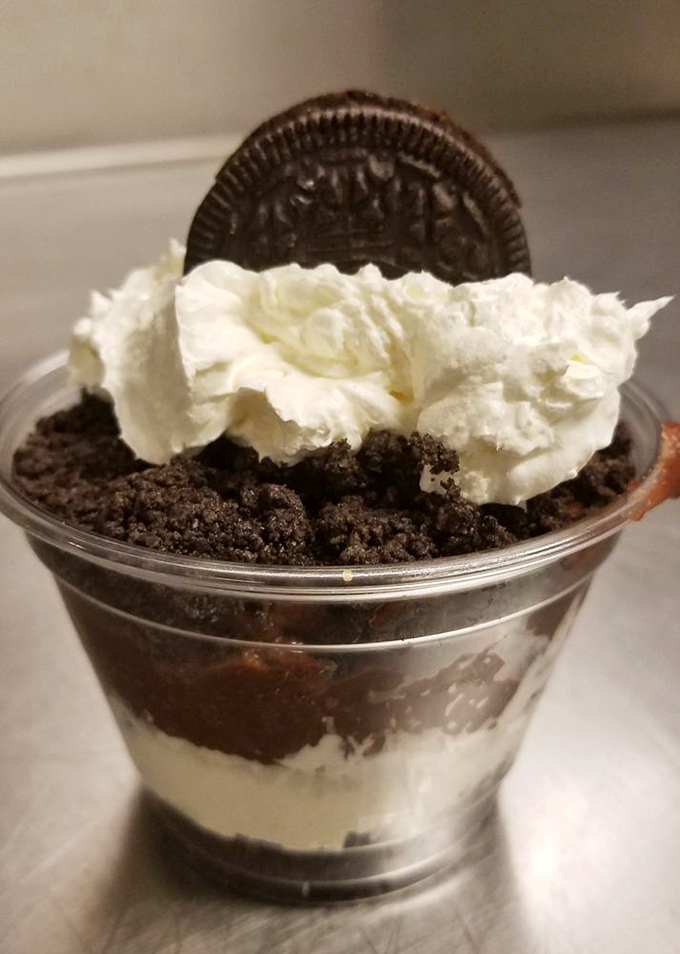 Oreos and whipped cream in perfect harmony&mdash;proof that sometimes the simplest desserts deliver the most profound happiness.