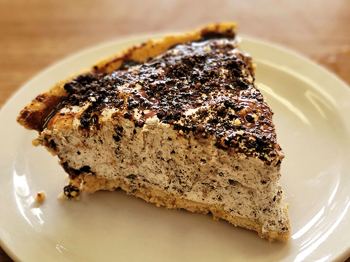 A slice of Oreo pie that doesn't need social media filters &ndash; it's already got all the layers, textures and sweetness to make dessert dreams come true.