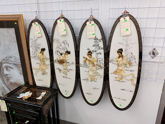 These elegant Asian-inspired panels bring instant sophistication to any wall. Four seasons of artistry for less than the cost of one designer pillow.