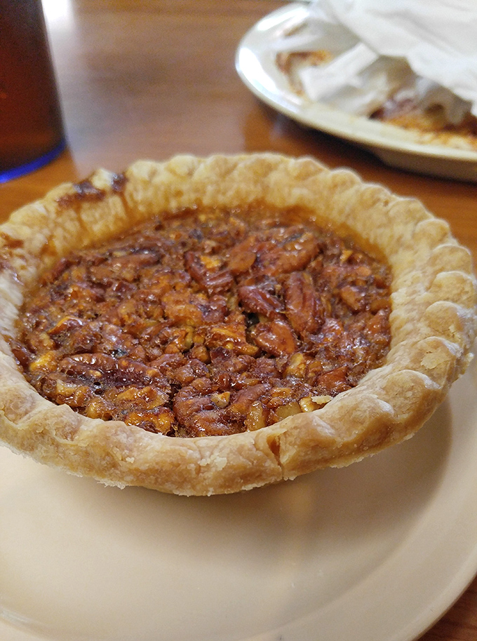 Not just pecan pie, but a sweet, sticky monument to Southern ingenuity. Whoever first combined pecans, butter, and sugar deserves sainthood.