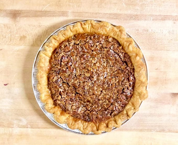 That pecan pie looks like it should be in a museum&mdash;if museums allowed visitors to devour the exhibits with a cold glass of milk.