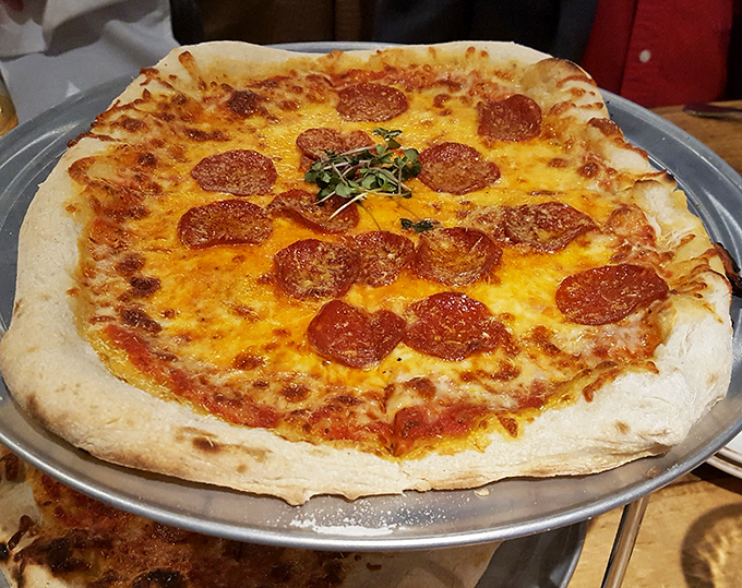 The pepperoni pizza achieves that mythical balance&mdash;a crust with character, cheese with stretch, and pepperoni that curls into flavor cups.