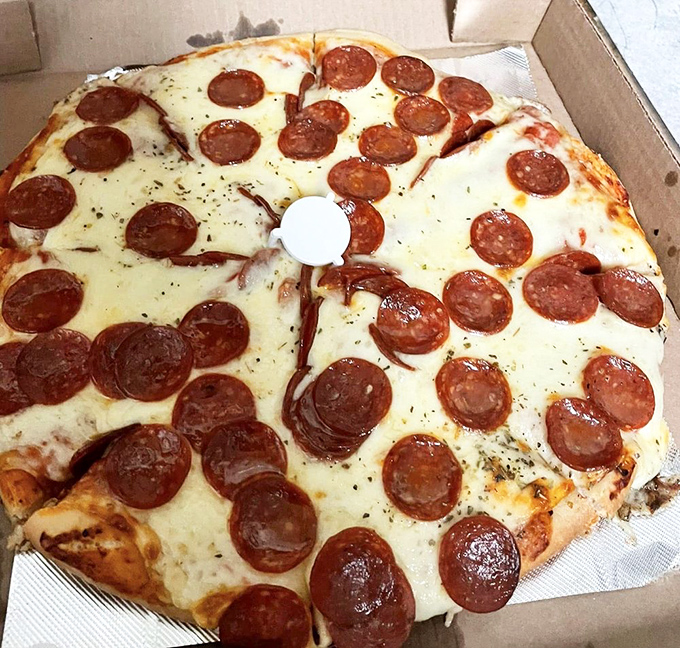 Classic pepperoni pizza done right &ndash; when you nail the basics, everything else becomes pure culinary poetry.