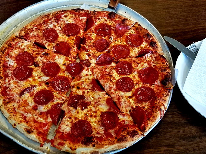 The pepperoni pizza that launched a thousand cravings. Those little cups of crispy pepperoni edges should be illegal in at least nine states.