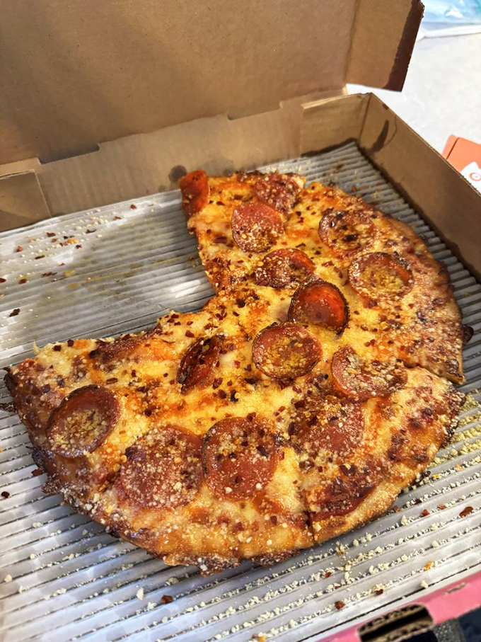 Pepperoni pizza gets the Pizza Cat treatment&mdash;crispy-edged discs of spicy goodness nestled on a bed of perfectly melted cheese. Simple perfection with attitude.