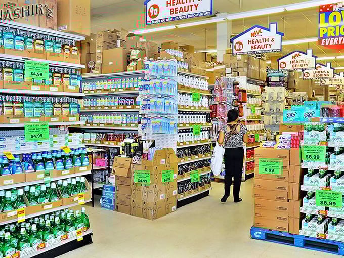 Brand-name personal care products lined up like soldiers ready to battle high prices. Your bathroom cabinet just got an affordable upgrade.