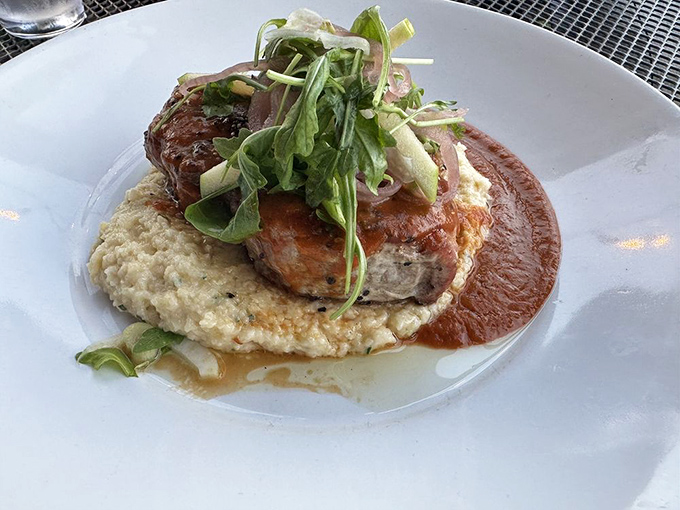 Pork ribeye that makes you question everything you thought you knew about perfect meat preparation.