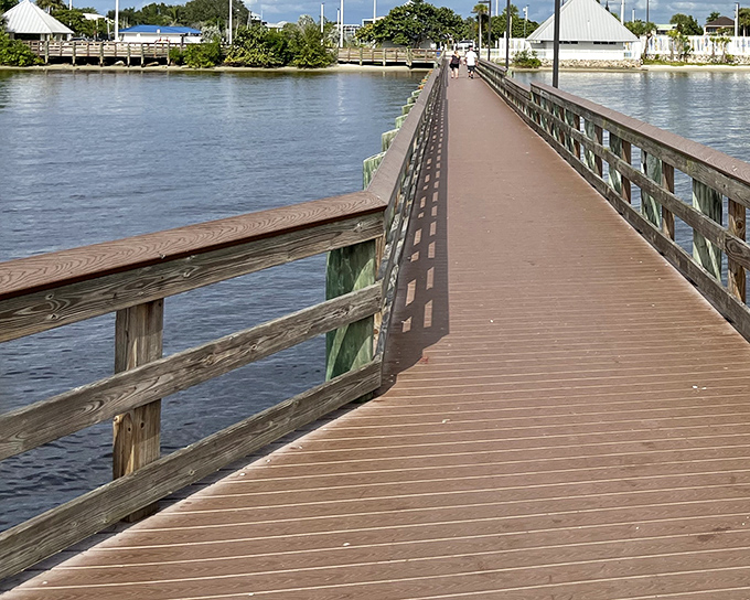 This boardwalk stretches into possibility &ndash; a wooden runway where pelicans are the supermodels and everyone walks at the perfect Florida pace: unhurried.
