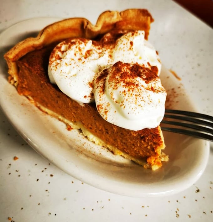Pumpkin pie with a cloud of whipped cream and a sprinkle of cinnamon&mdash;autumn's greatest hit playing on repeat year-round.