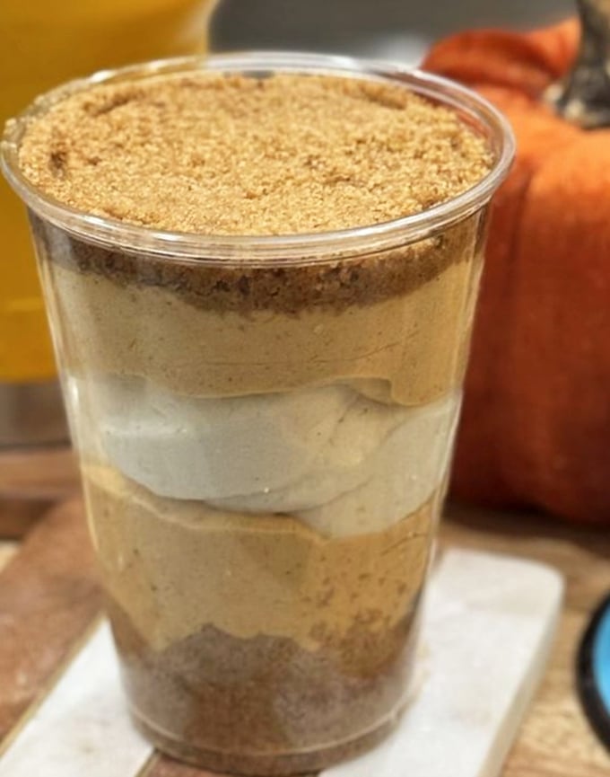 Layers of creamy delight in a cup&mdash;this parfait is what would happen if pumpkin pie decided to dress up for a fancy night out.