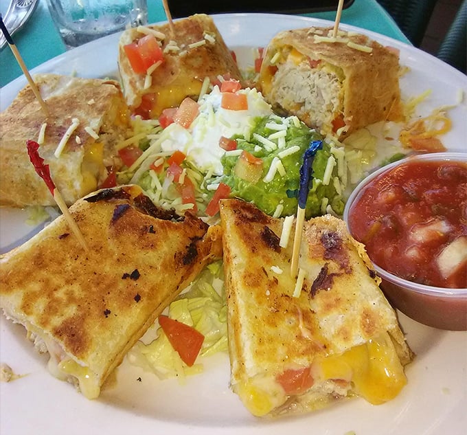 This quesadilla proves that Wilma's kitchen speaks multiple delicious languages fluently.