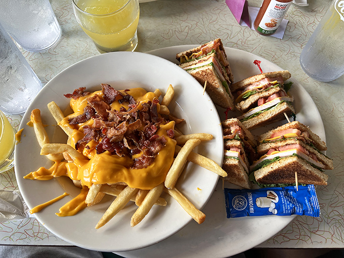 Cheese fries and a club sandwich &ndash; the dynamic duo of diner delights that have saved more hungry afternoons than Superman and Batman combined.