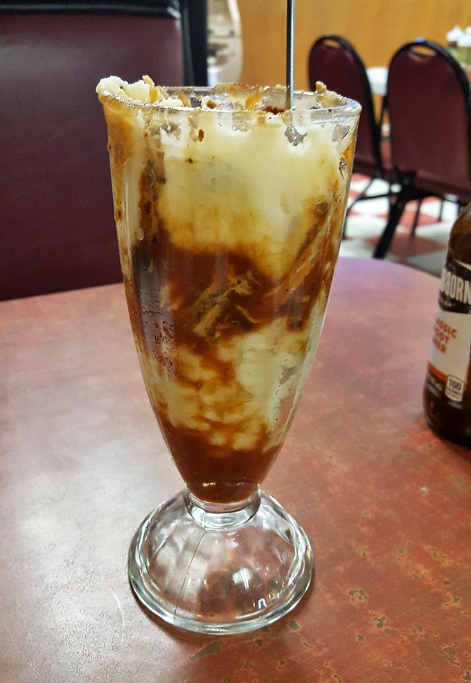 This isn't just a drink&mdash;it's a Redneck Sundae experience in a glass! Layer upon layer of sweet, creamy goodness that defies conventional beverage categories.