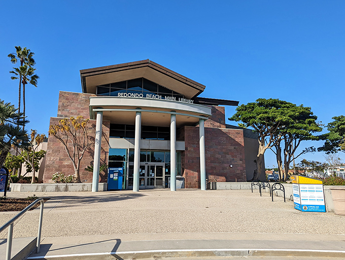 Redondo's library proves even bookworms deserve ocean breezes and architecture that doesn't scream "institutional beige."