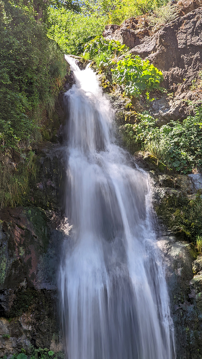 The kind of place that makes you whisper when you arrive. Potem's misty veil catches sunlight like nature's own special effects department.