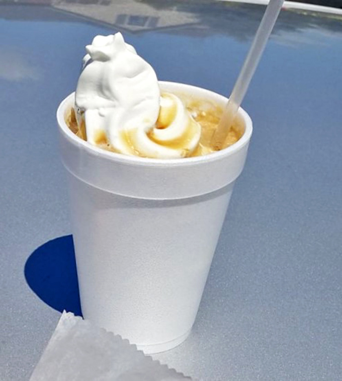 Summer in a cup: this root beer float doesn't need fancy presentation when it delivers pure, nostalgic refreshment that tastes like childhood vacations.