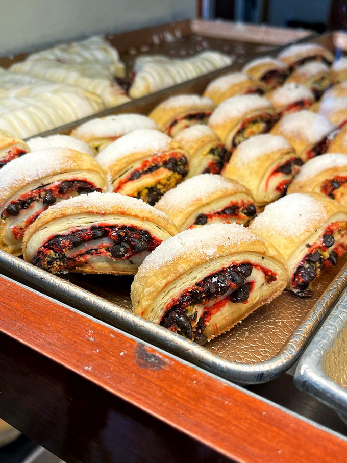 Pastry architecture at its finest. These fruit-filled delights showcase layers of buttery dough that would make a French baker tip their beret in respect.