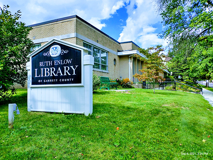 The Ruth Enlow Library offers that perfect blend of knowledge and comfort—like your smartest friend's living room, but with better book selection.