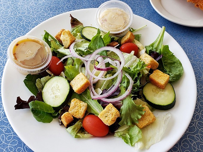 Even the salads get the Chesapeake treatment &ndash; fresh, vibrant, and ready to be the supporting actor to your seafood star.