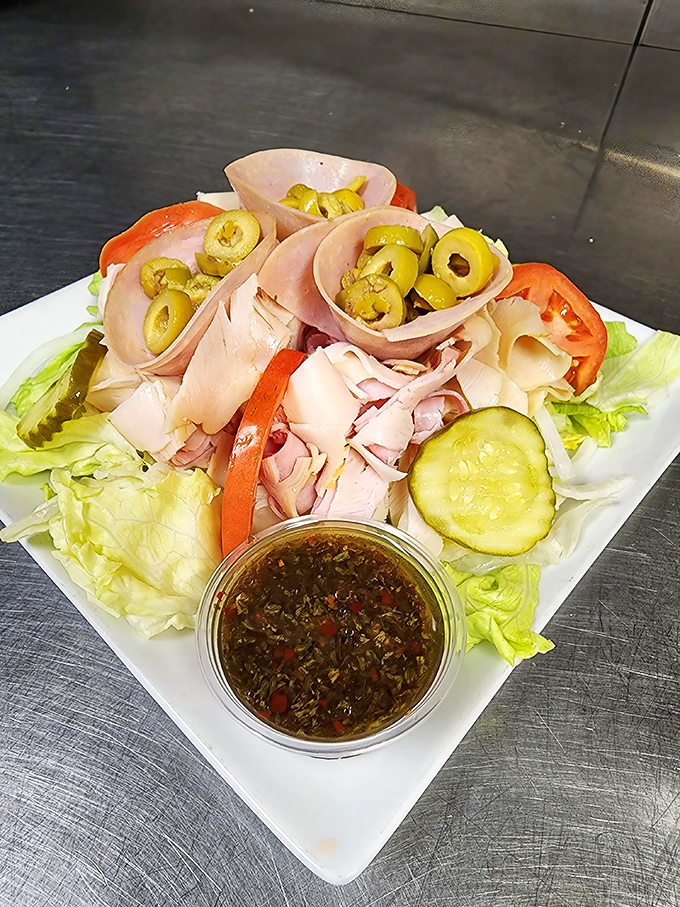 A salad that doesn't apologize for being delicious&mdash;fresh ingredients arranged with care, proving vegetables can be the life of the party.