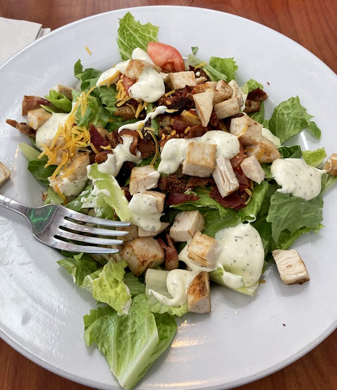A salad that doesn't feel like punishment. Fresh ingredients playing together like the Beatles in their prime&mdash;harmonious and satisfying.