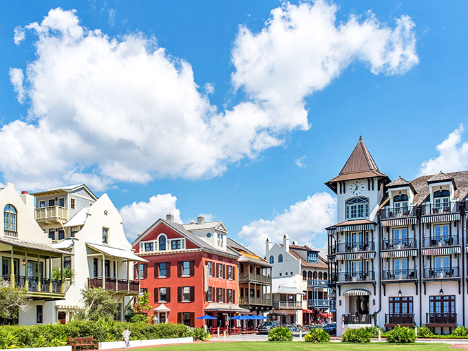 Architectural eye candy that makes you wonder if you've teleported to a Mediterranean coastal village. Passport? Who needs one?