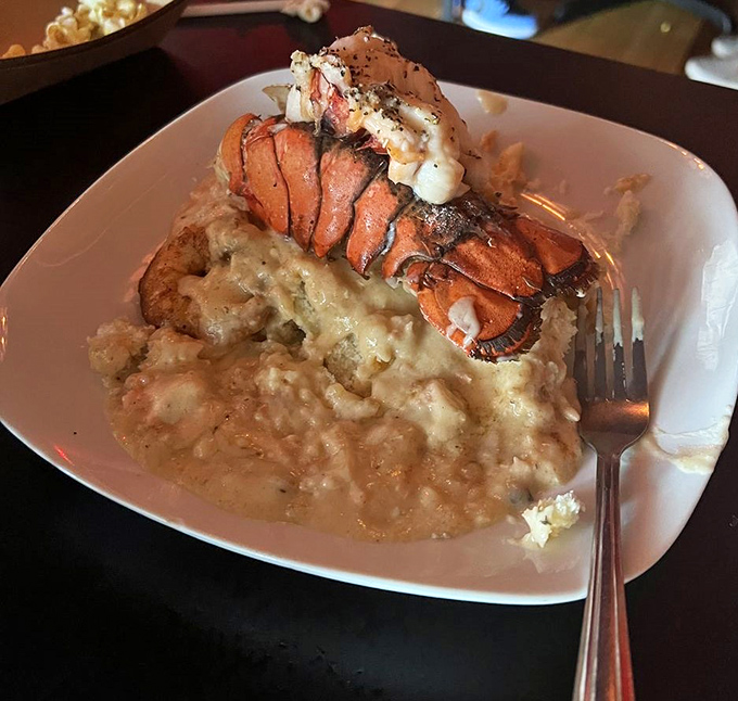 Seafood meets Southern comfort in a dish that would make any ghost stop haunting for breakfast.