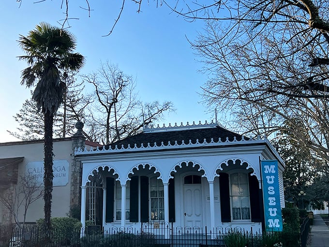 The Sharpsteen Museum's Victorian charm houses Calistoga's colorful history. Its ornate facade is like architectural whipped cream on a historical sundae.