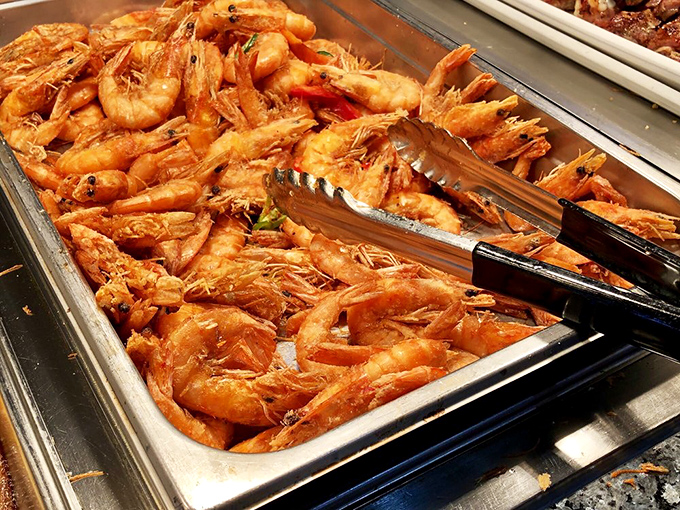 These golden-fried shrimp are the buffet equivalent of winning the lottery. Return trips are not just allowed, but expected.