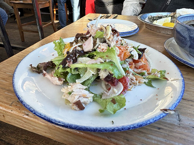 A salad that proves seafood doesn't always need heat to shine. Light, bright, and ready for its close-up.