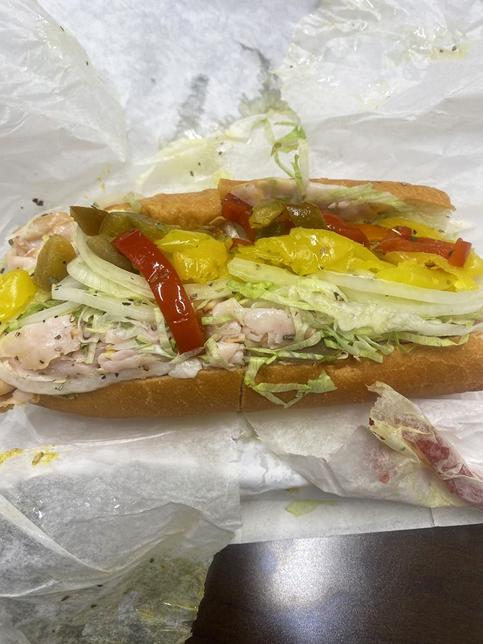 Fresh turkey, crisp veggies, and those signature peppers create a hoagie that makes lunch hour the highlight of your day.