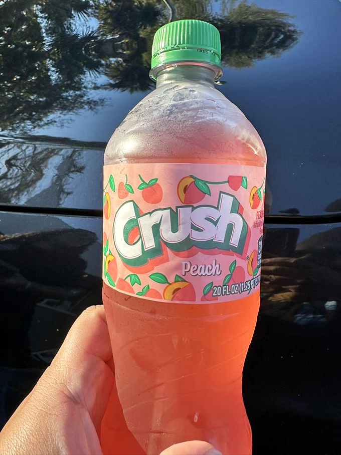 Even the beverages at Uncle Chicken's embrace Florida's colorful personality – this peachy refreshment is summer in liquid form.