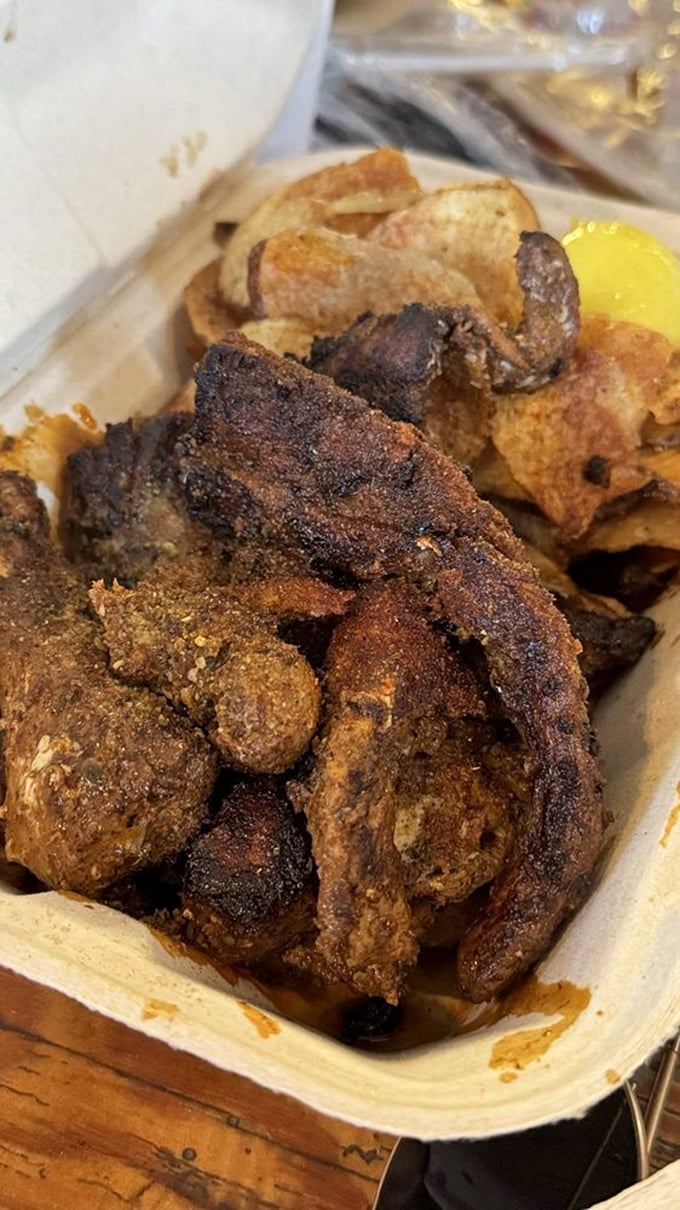 Spicy Mahi that doesn't just sit on the plate&mdash;it practically dares you to take that first bite, promising heat that enhances rather than masks.