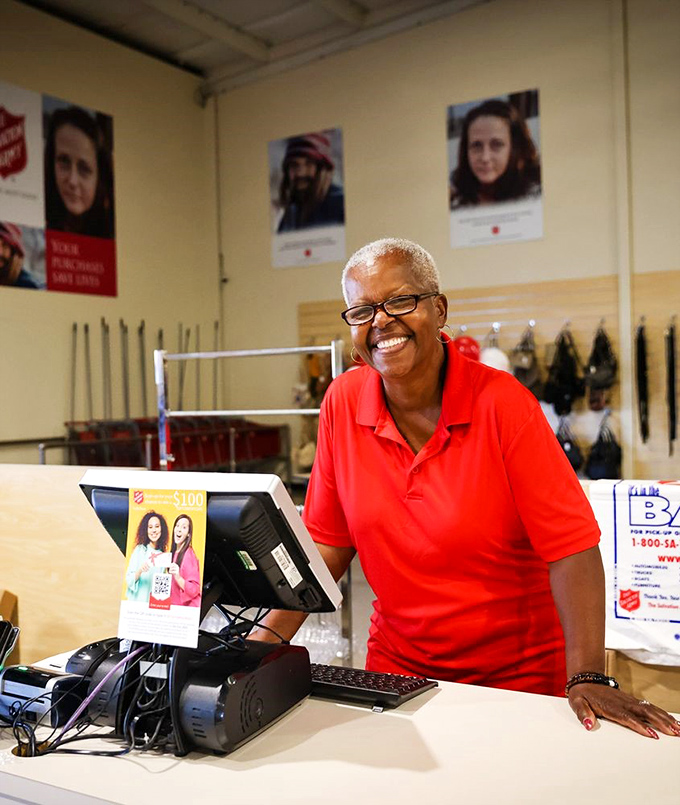A friendly face at checkout transforms a simple transaction into a community connection&mdash;the human touch that makes thrifting special.