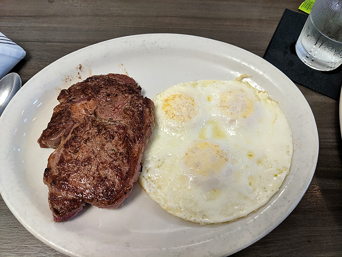 Steak and eggs&mdash;the breakfast of champions and those who plan to nap by noon. Simple perfection needs no explanation.