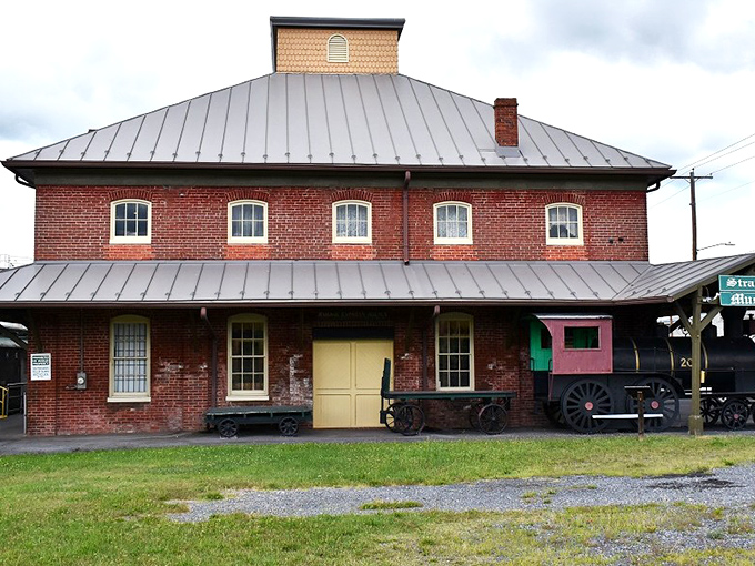 The Strasburg Museum, housed in this historic railroad building, preserves the town's transportation heritage. All aboard for a journey through time!