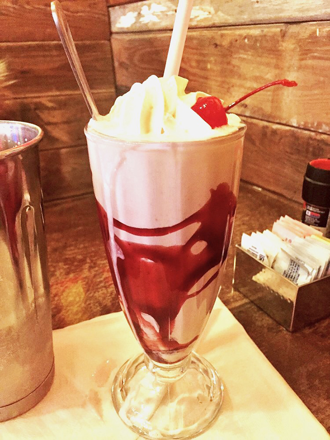 A strawberry milkshake that's dressed for a night at the Grand Ole Opry&mdash;creamy, dreamy, and topped with a cherry that's the perfect high note.