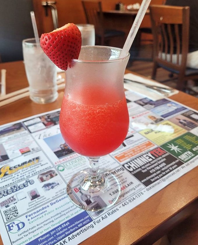 Not just a strawberry daiquiri&mdash;it's summer in a glass, complete with a berry sentinel standing watch over your refreshment.