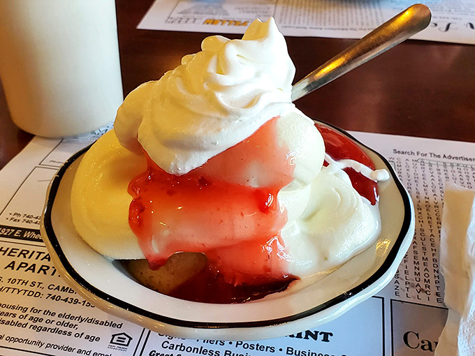 Strawberry shortcake that doesn't need a filter&mdash;just sweet berries nestled in clouds of whipped cream atop a golden base.