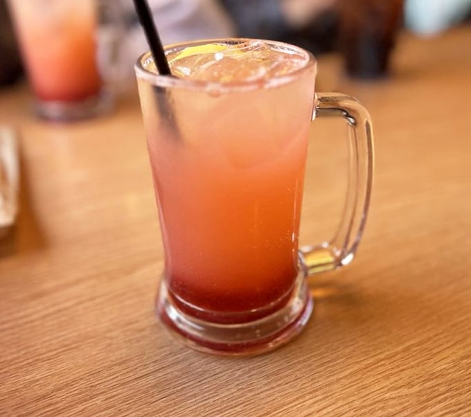 A strawberry lemonade that glows like a California sunset in a mug&mdash;tart, sweet, and refreshing enough to make you forget about wine country.