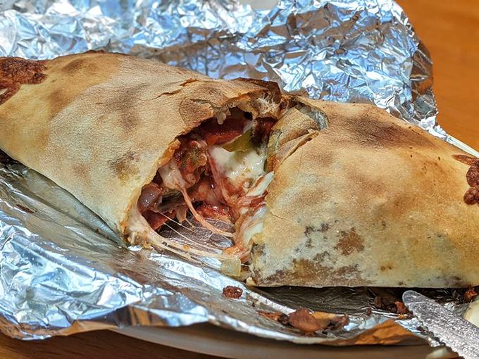 Wrapped tighter than a secret and twice as satisfying &ndash; this stromboli means serious comfort food business.