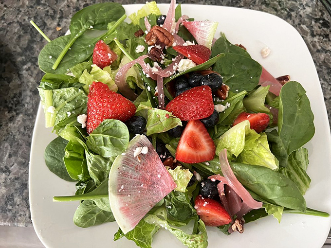 Summer on a plate—this vibrant salad with strawberries and watermelon radish proves that healthy eating doesn't have to feel like punishment.