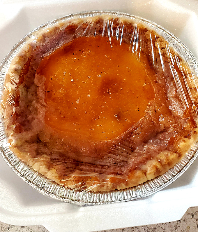 Sweet potato pie that makes you question why people bother with any other dessert. Southern comfort in every bite.